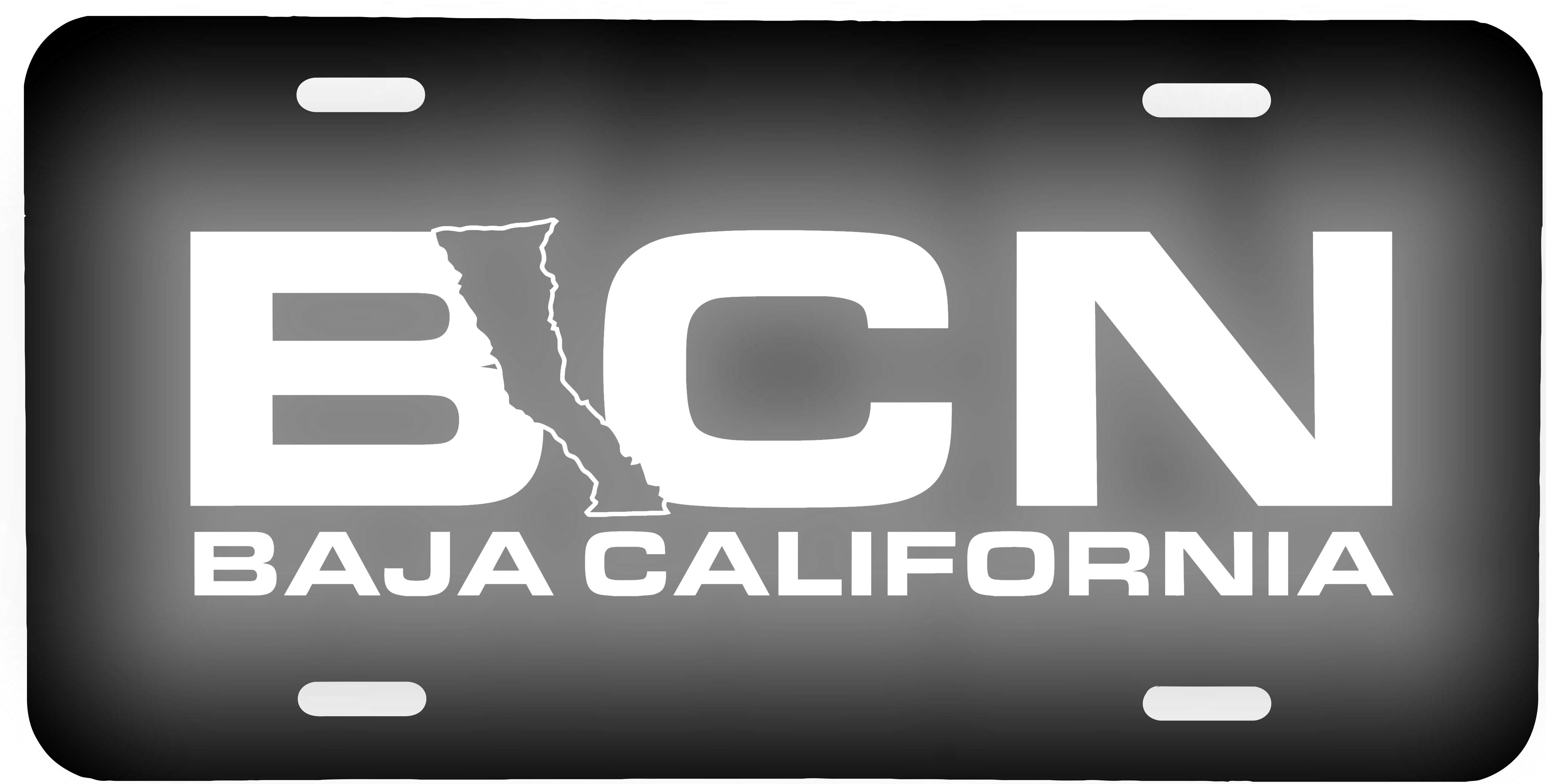 Baja California Mexico Aluminum Vanity License Plate, 6'' x 12 ...