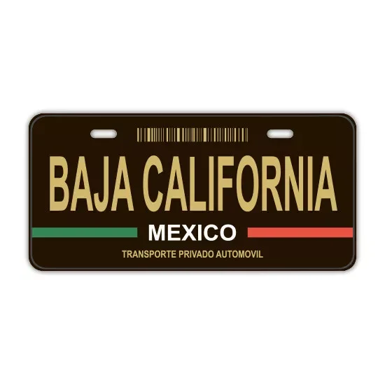 Baja California Mexico Me.Xi.Can License Plate Style Sticker Phone ...