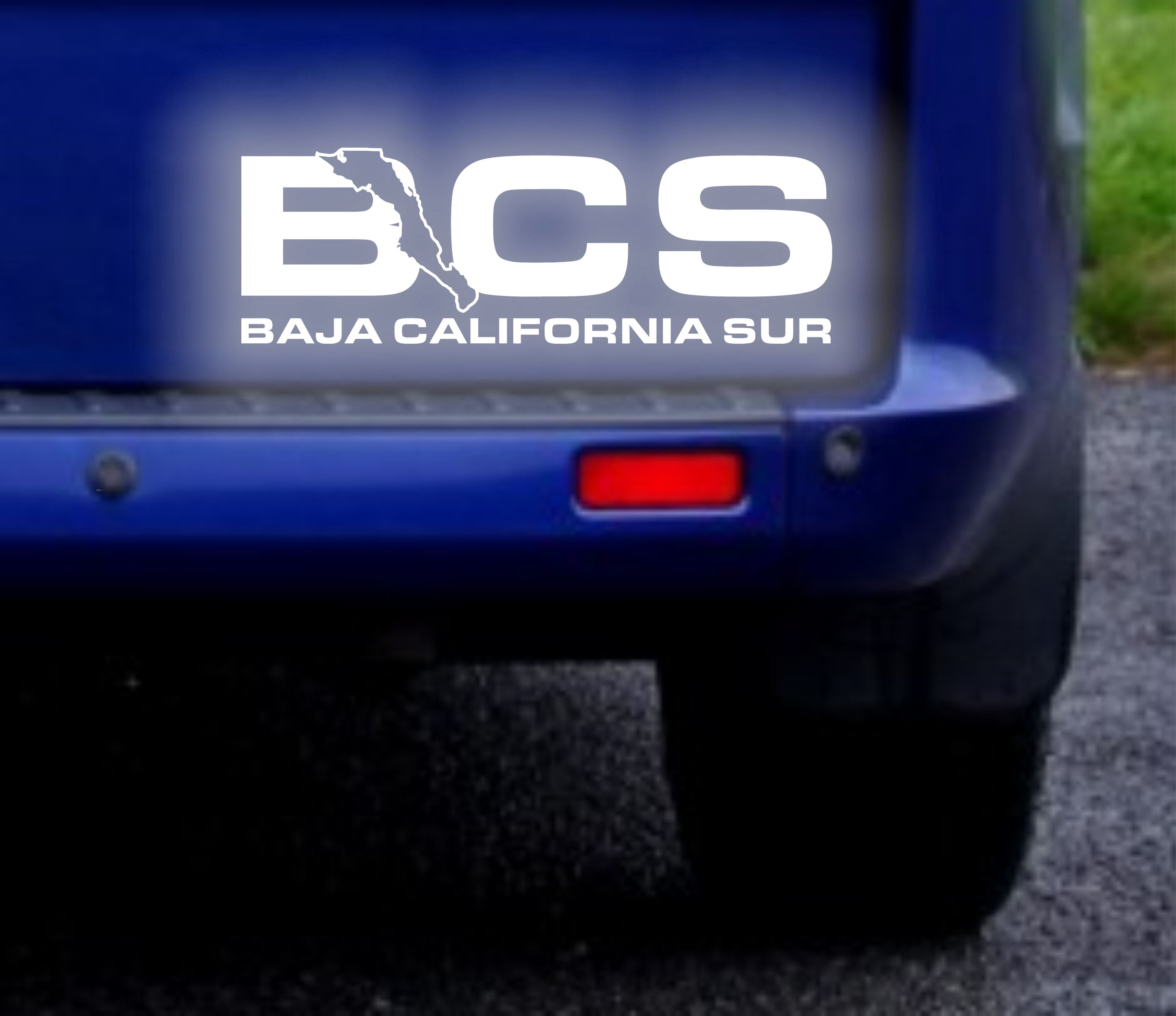 Baja California Sur BCS Mexico Reflective Sticker Decal - Walmart.com