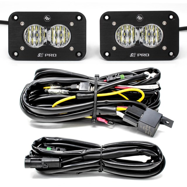 Baja Design 487807 S2 Pro LED, Moisture Block, Waterproof Flush Mount ...