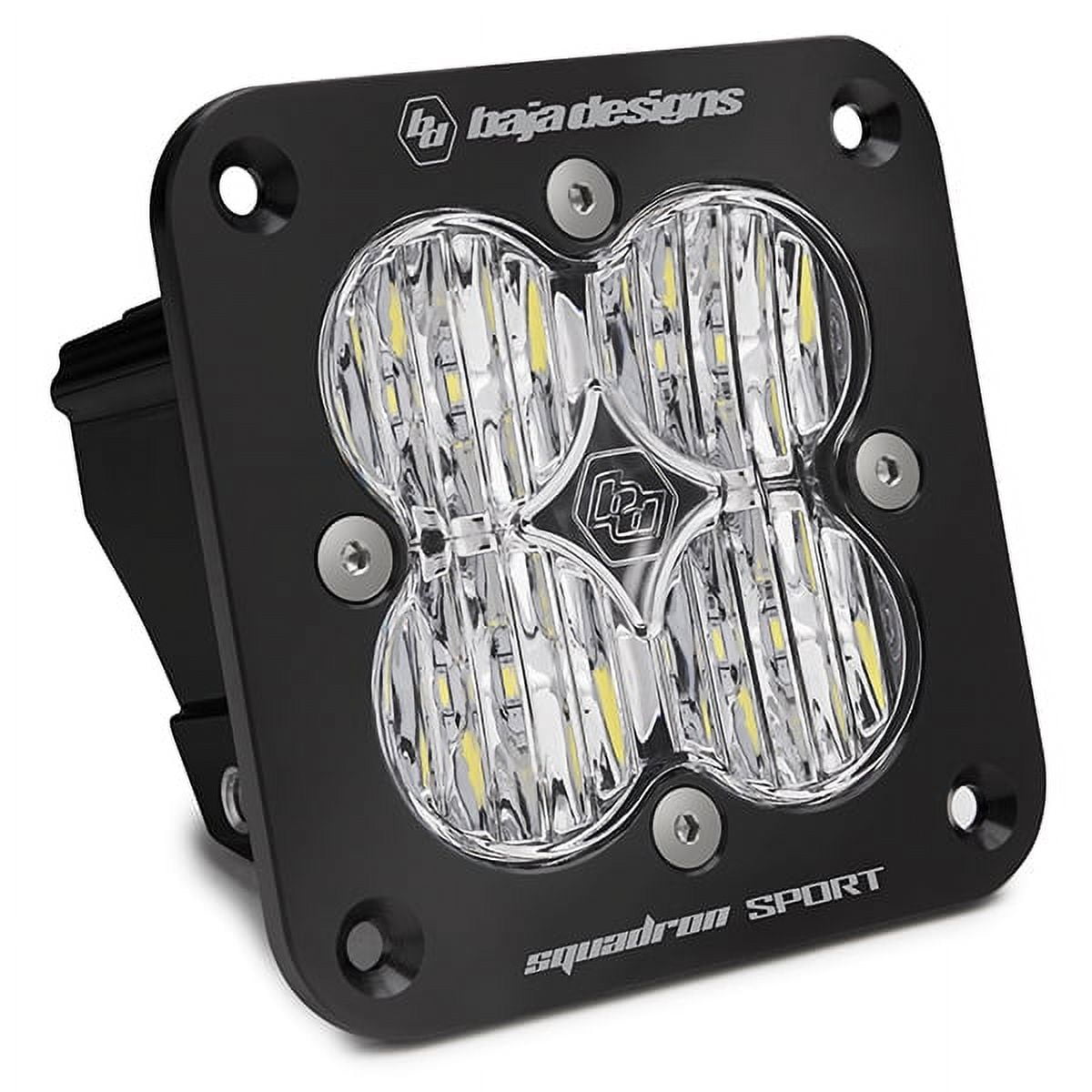 Baja Design 551005 Flush Mount LED Light Pod Black Clear Lens - Walmart.com