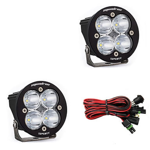 Baja Designs Squadron R Sport Work/Scene Pair LED Light Pods - Clear ...