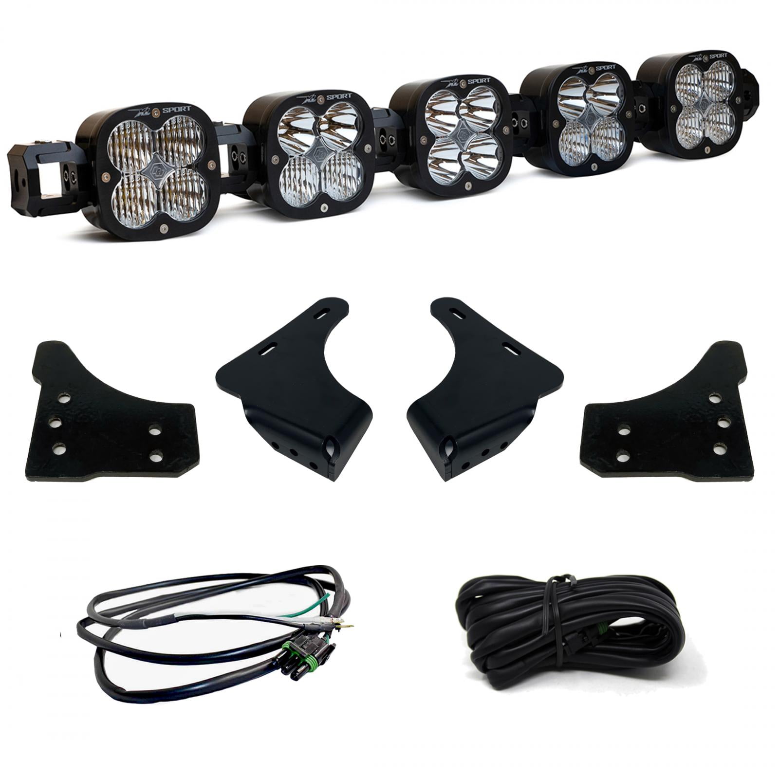 Baja Designs 2021+ Ford F150 5 XL Linkable Light Bar Kit w/Upfitter ...