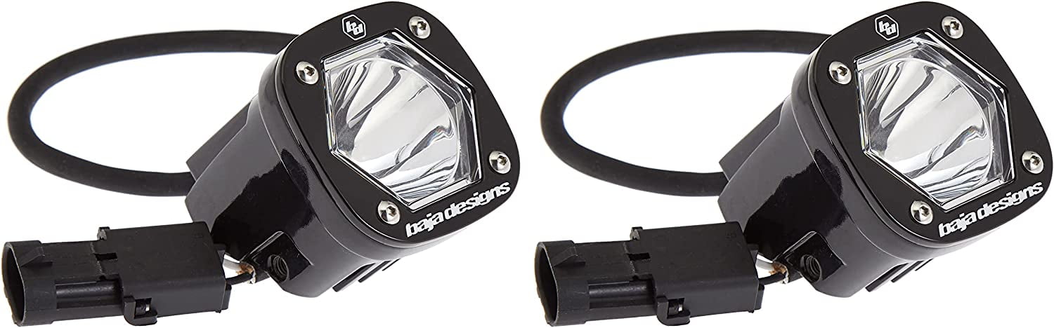 Baja Designs S1 LED Auxiliary Light Pods - Universal Fit with Wiring ...