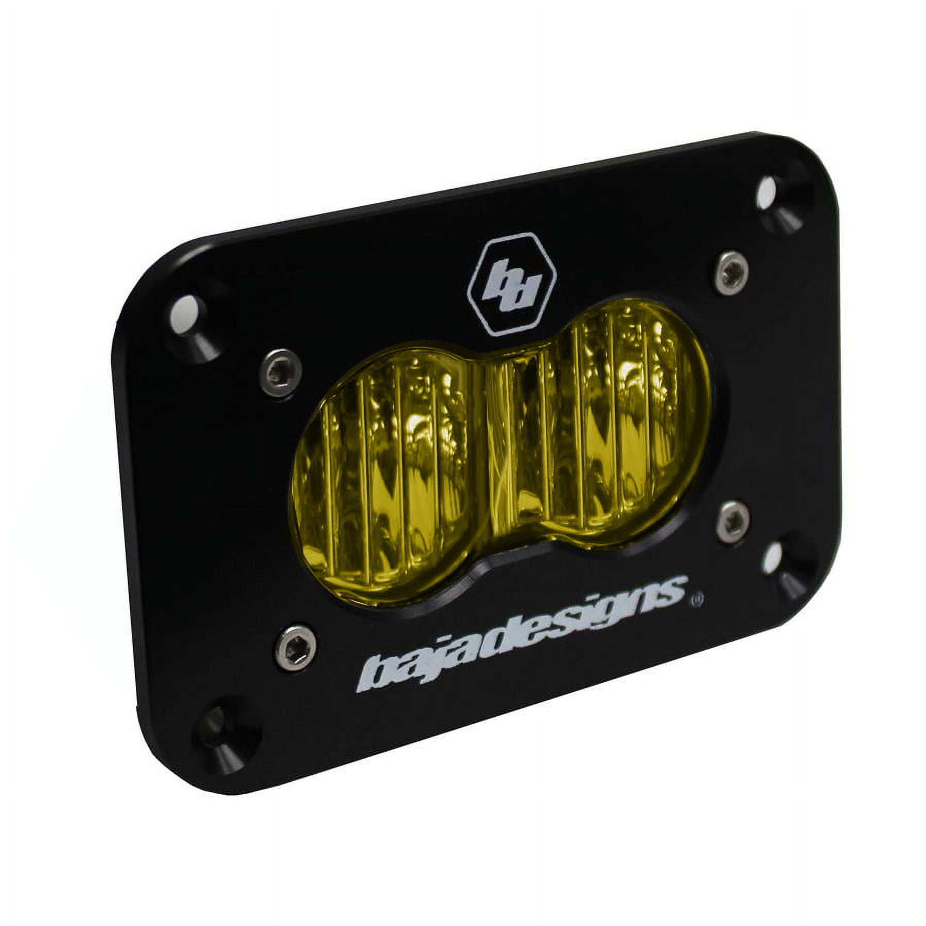 Baja Designs S2 Sport LED Wide Cornering Amber Flush Mount - Walmart.com
