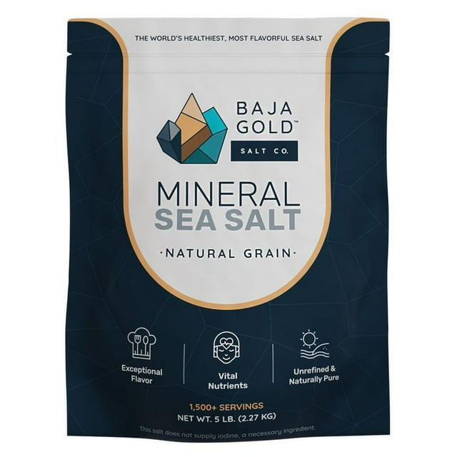 Baja Gold Unrefined Kosher Mineral Sea Salt - Walmart.com