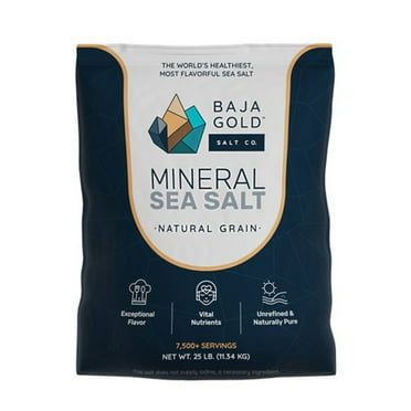 Baja Gold Salt Co. Mineral Sea Salt, Fine Grind - 5 lb - Walmart.com