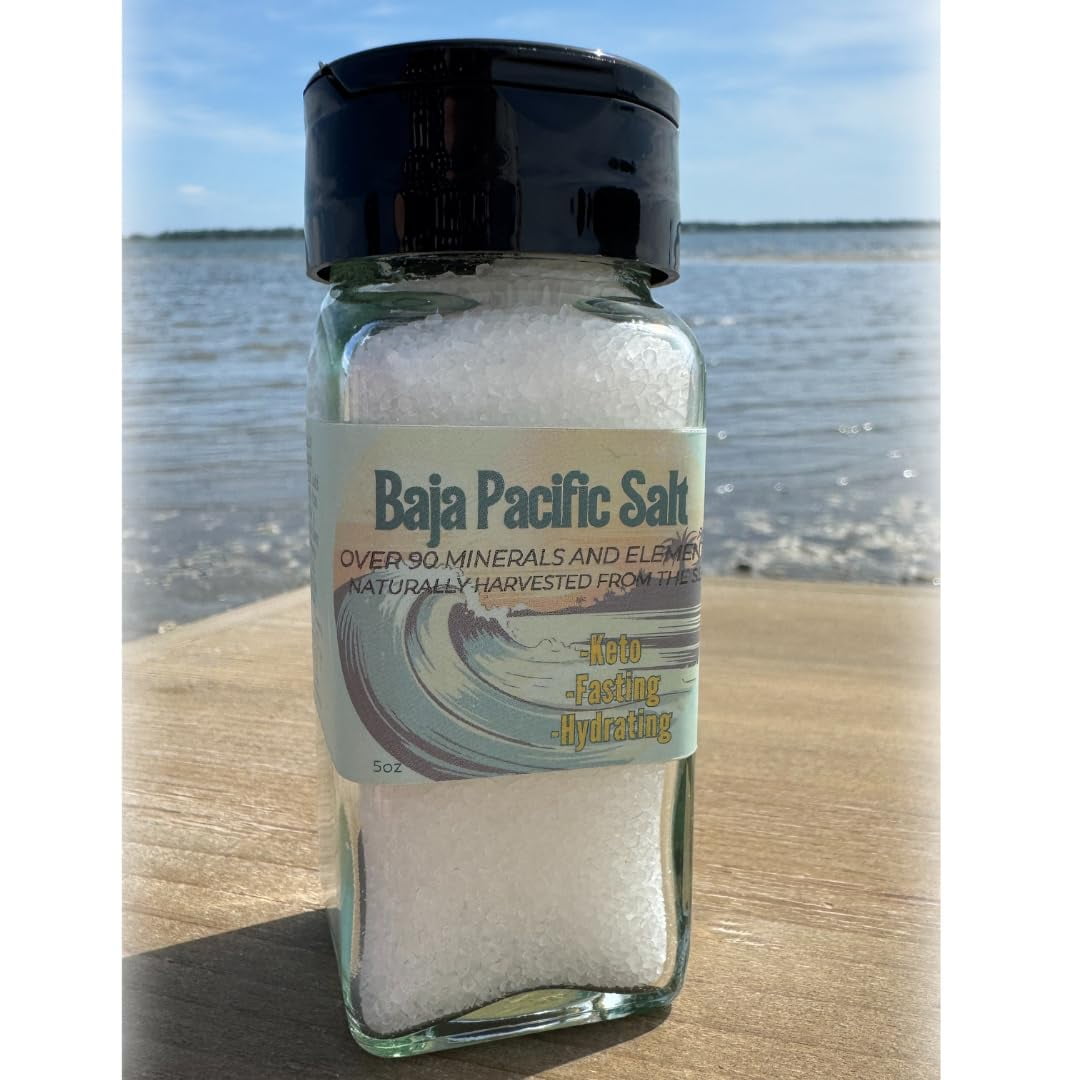 Baja Pacific | Organic Sea MDA05 Salt 5oz Coarse Glass Shaker | BAHA ...