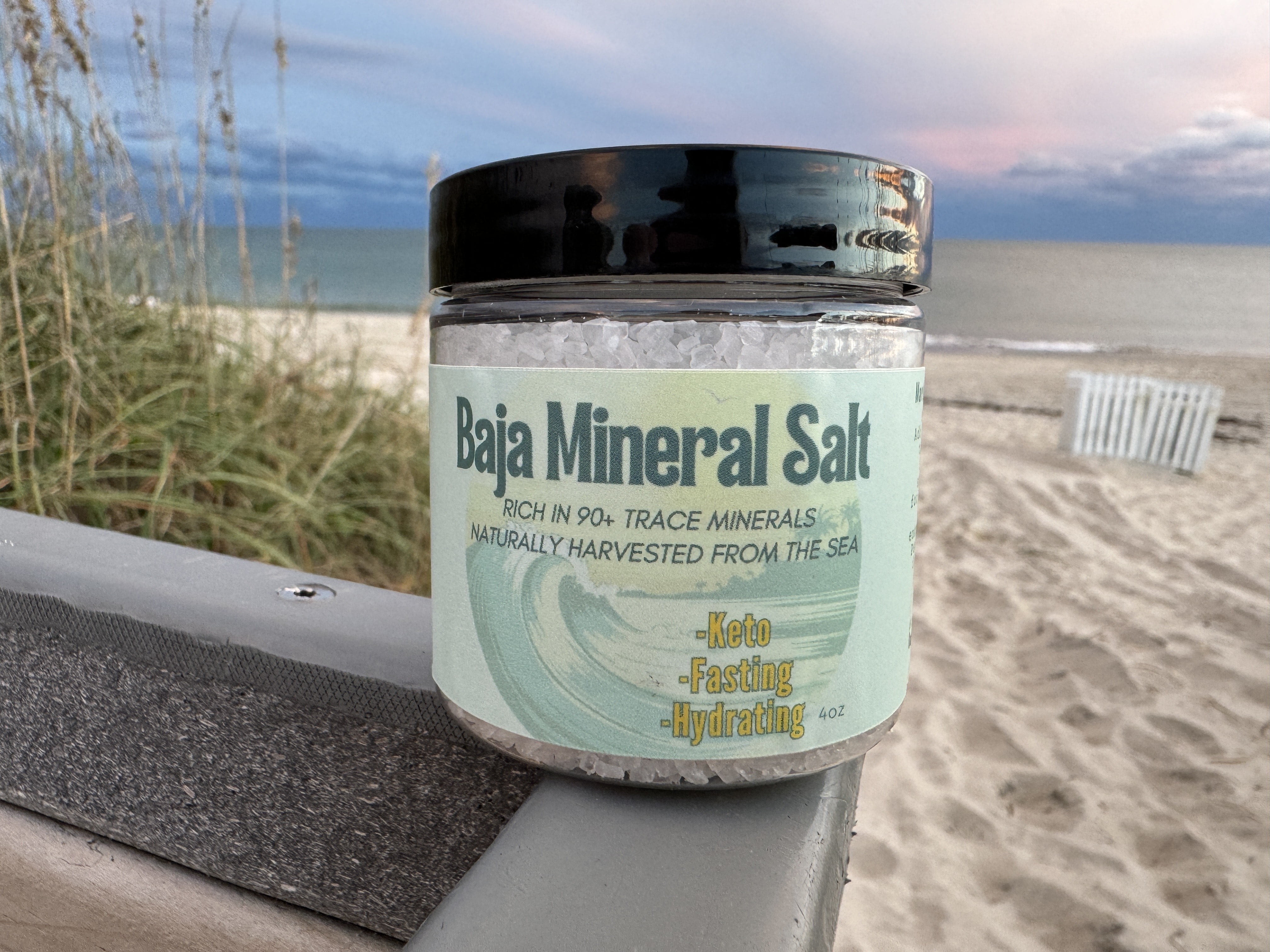 Baja Salts 90+ Minerals Artisanal Sea Salt, Keto Vegan Paleo GF Organic ...