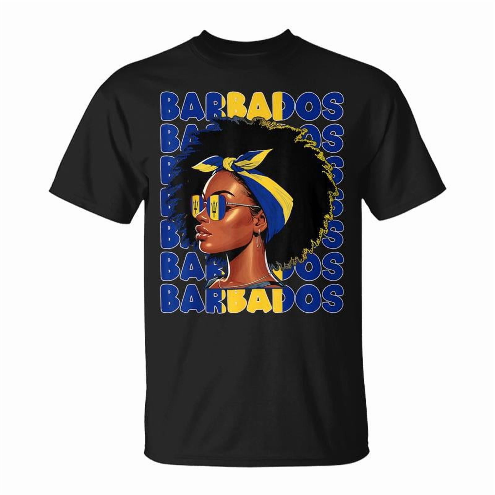 Bajan Girl Barbados Flag Proud Barbadian Women TShirt - Walmart.com