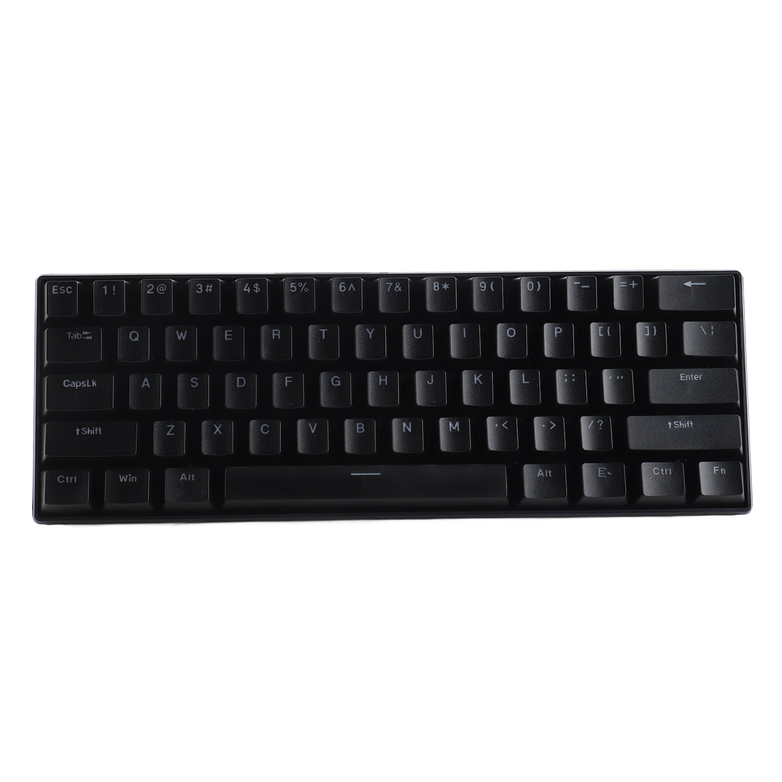 Bajeal K101 61 Keys Wired Keyboard RGB Light Effect Computer Mechanical Keyboard For PC Black ...