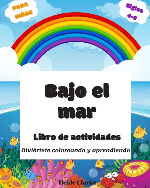 Bajo el mar: Libro de colorear y actividades para preescolares ...