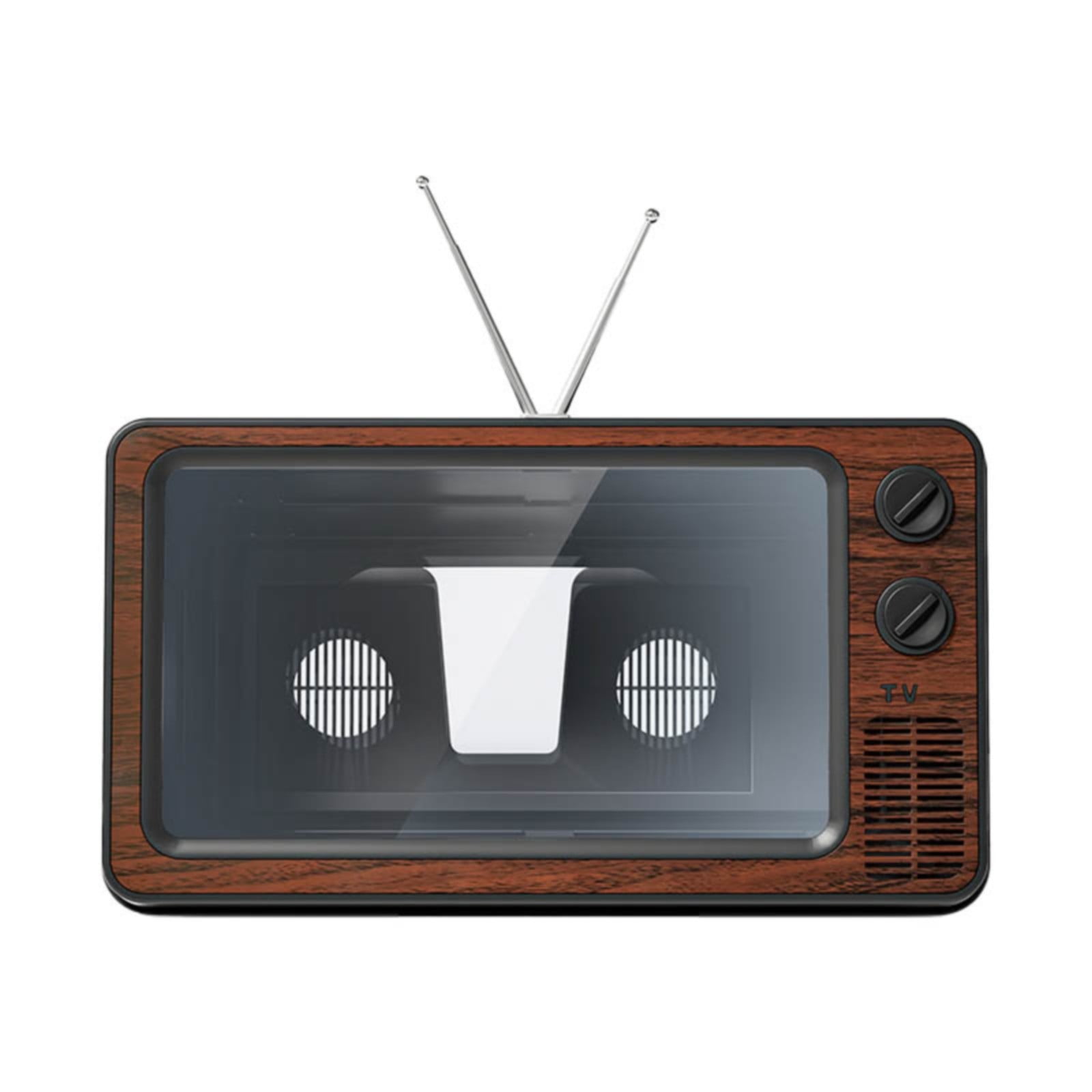 Bakdue Retro TV 3D Screen Magnifier Desktop Magnifier Mobile Phone ...