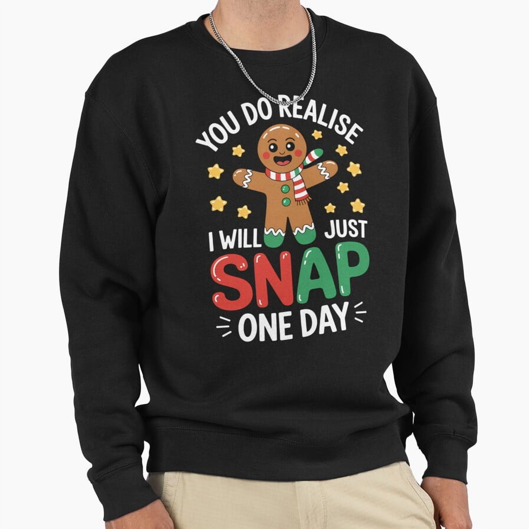 Bake Baking Christmas Gingerbread Holiday Graphic Unisex Sweatshirt ...