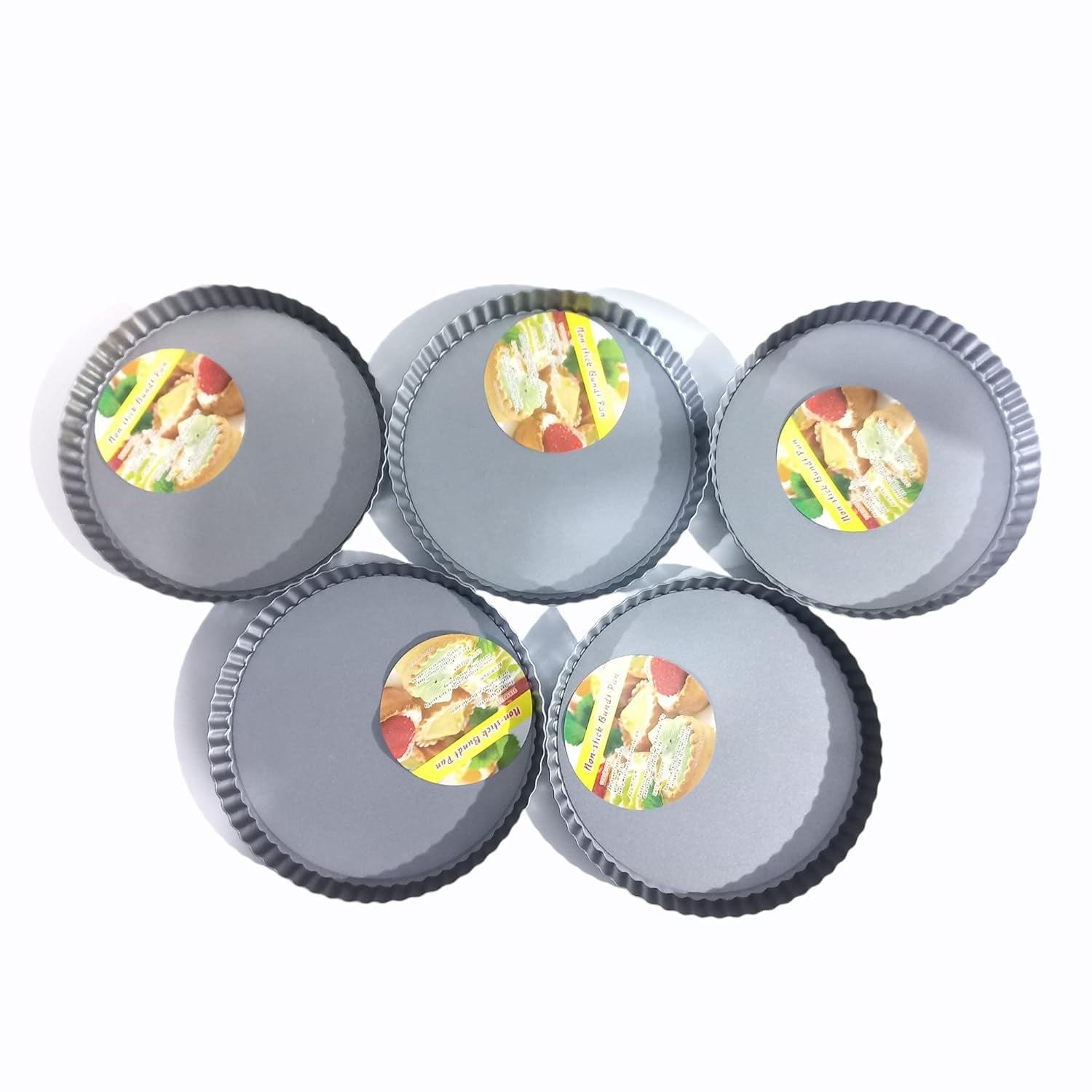 Bake Bully NonStick Pie Tart Tin Mould Pan for Baking Cooking Moulds ...