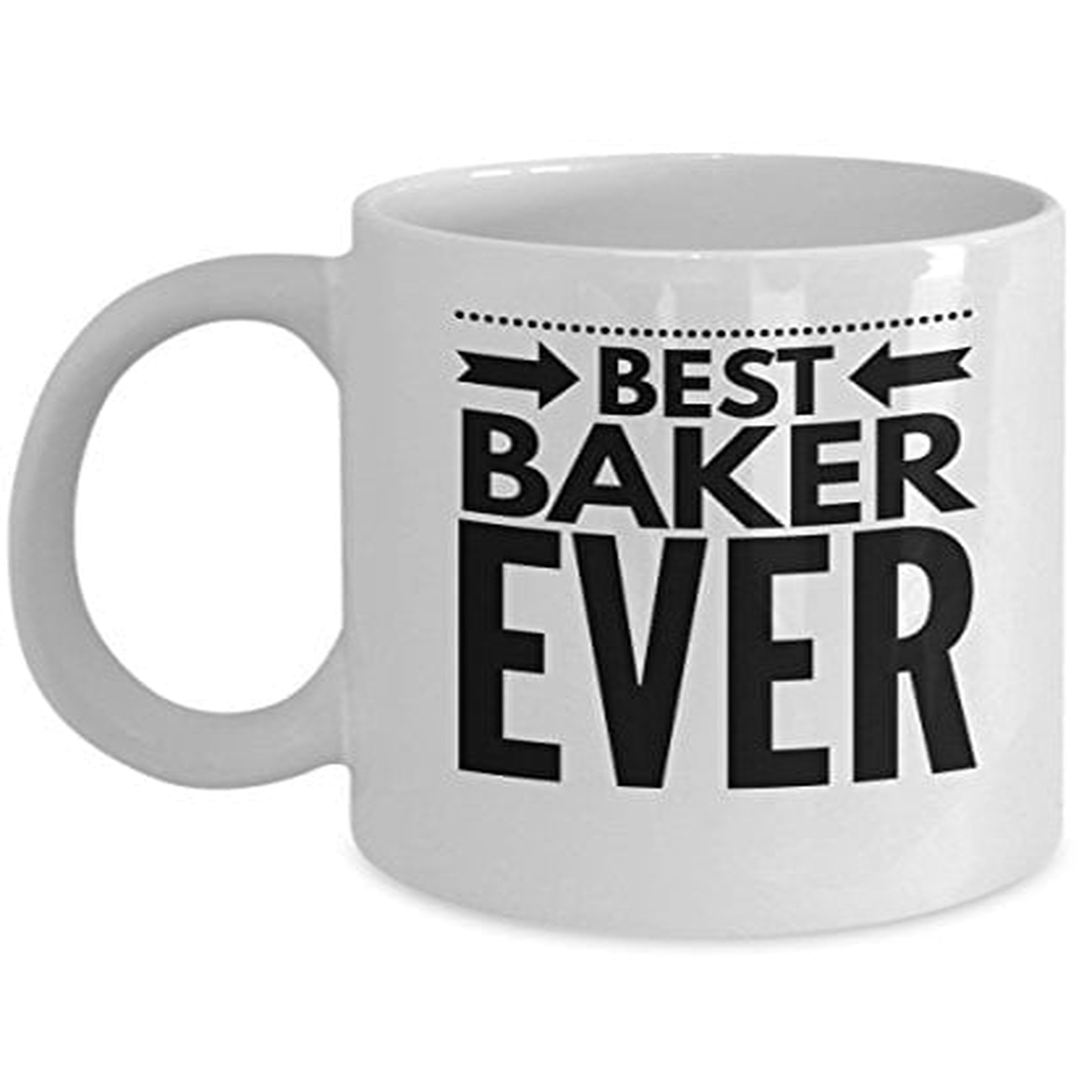 Baker 11 oz Coffee Mug - Best Baker Ever White Ceramic Gift - Walmart.com
