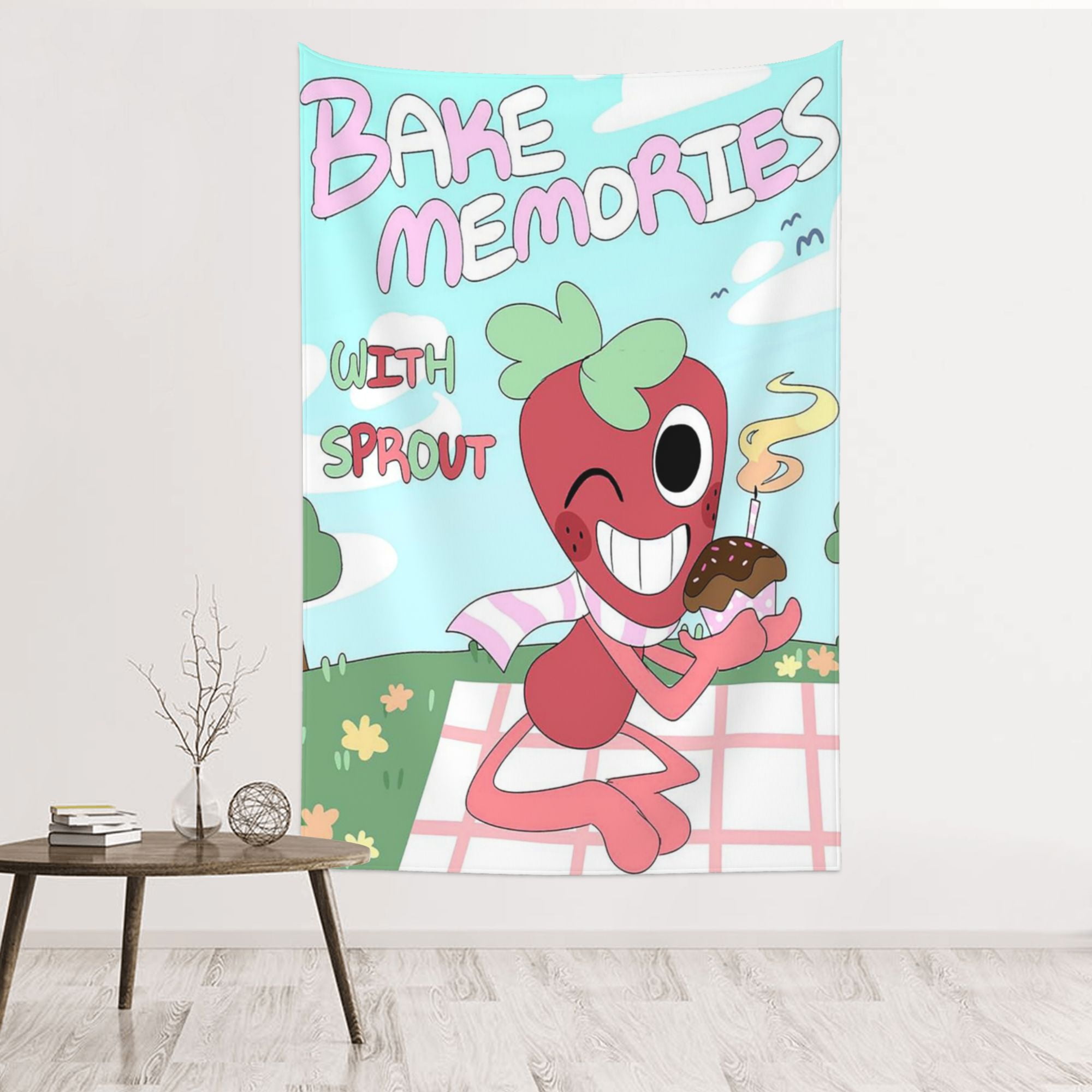 Bake Dandy's World Poppy Tapestry Banner 60 X 40 inch Decor Art ...