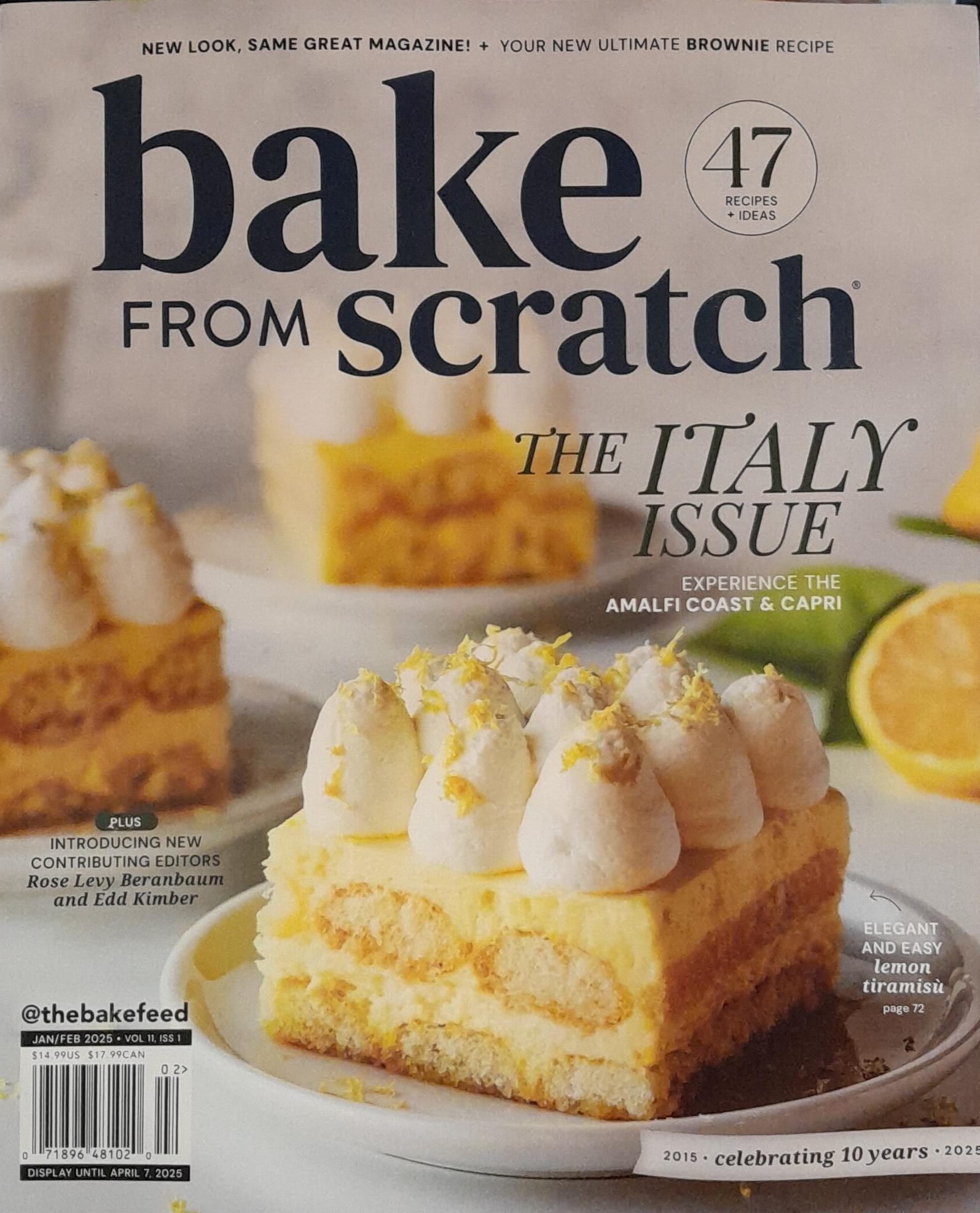Bake From Scratch Magazine January-February 2025 - Walmart.com