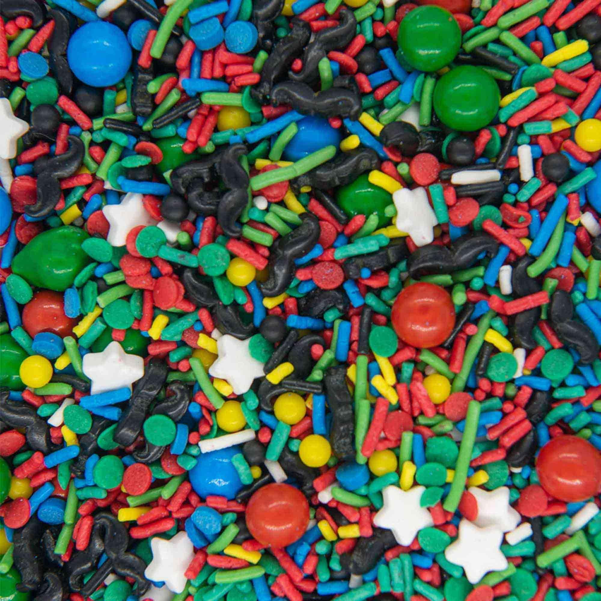 BakeBright Super Mario Sprinkles IEF31 - Edible Super Mario Birthday ...