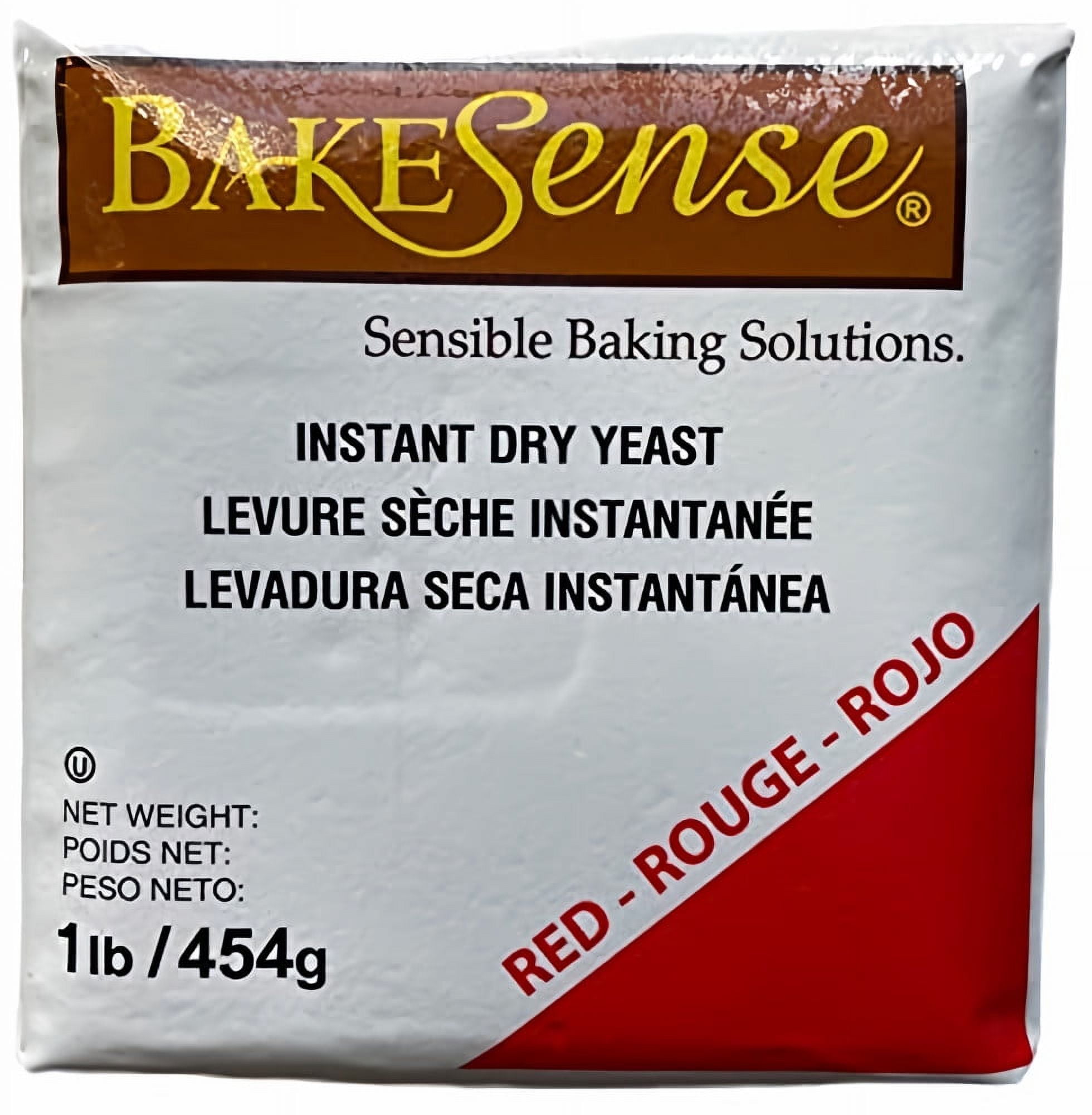 BakeSense Instant Dry Yeast (Red) 1 lb (Pack of 3) - Walmart.com