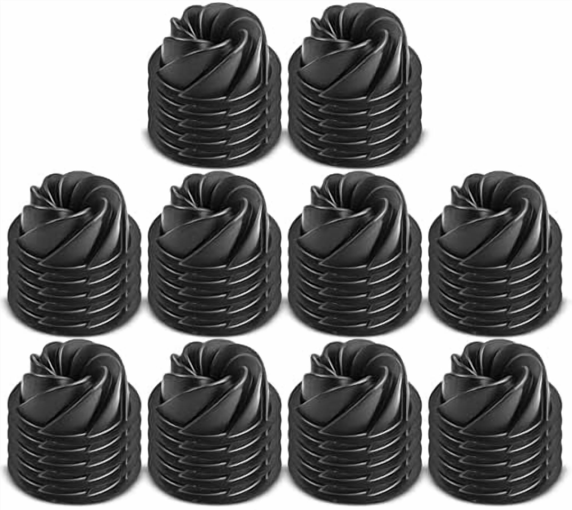 Bakeable Plastic Mini Swirl Cake Pan, Baking Pan With Non-Stick ...