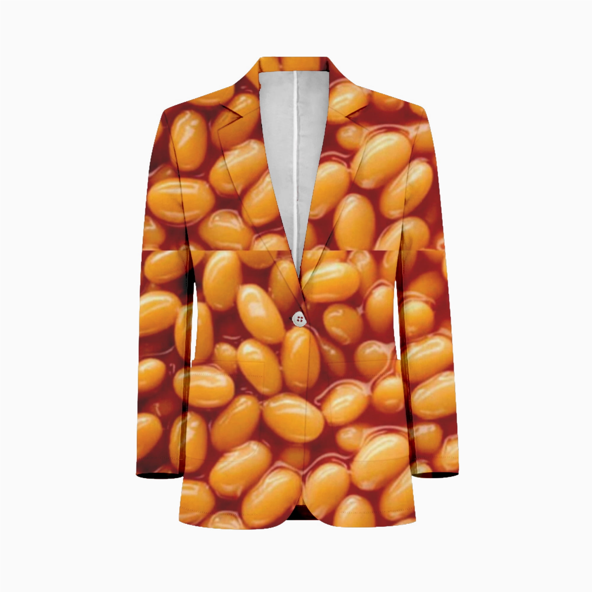 Baked Beans Men's Suit Blazer Casual Party Wear Slim Fit Suit Jacket ...