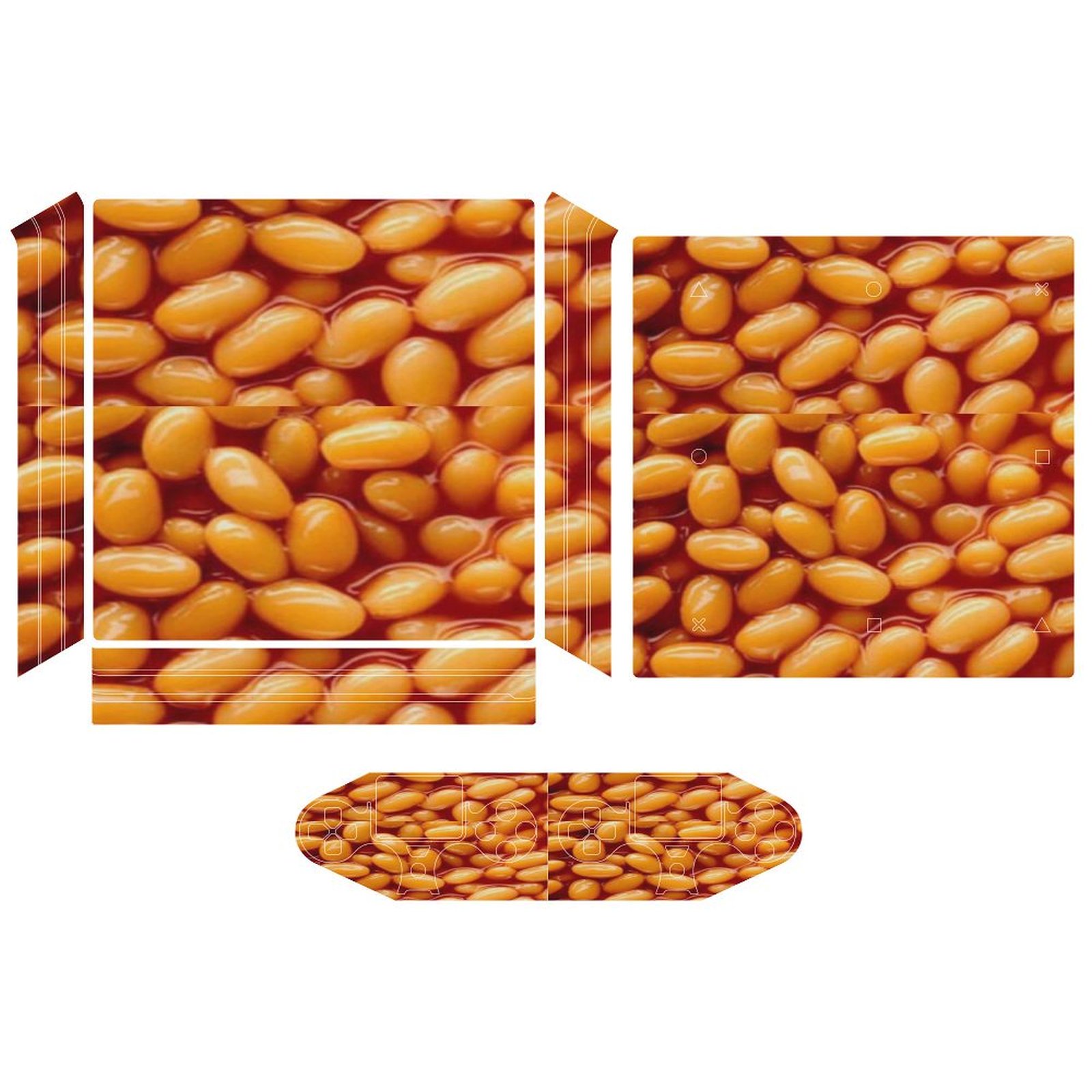 Baked Beans PS4/PS4 Pro/PS4 Slim Skin Sticker For Console And ...