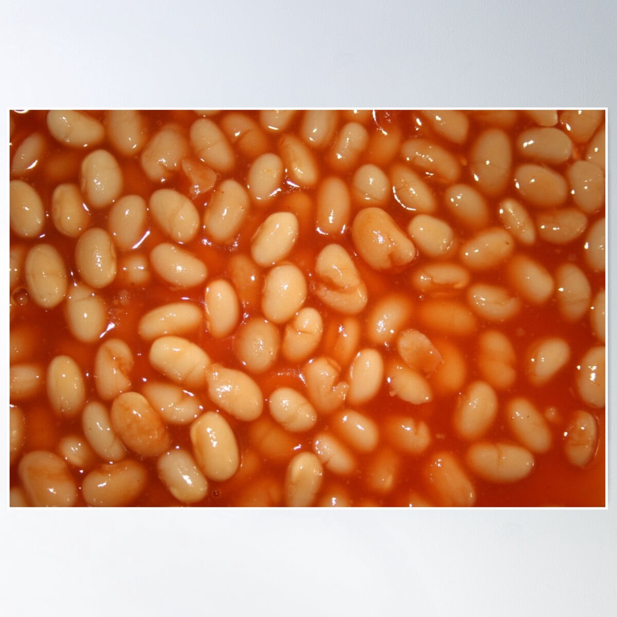 Baked Beans Poster Wall Art, Modern Wall Decor For Living Room Bedroom ...