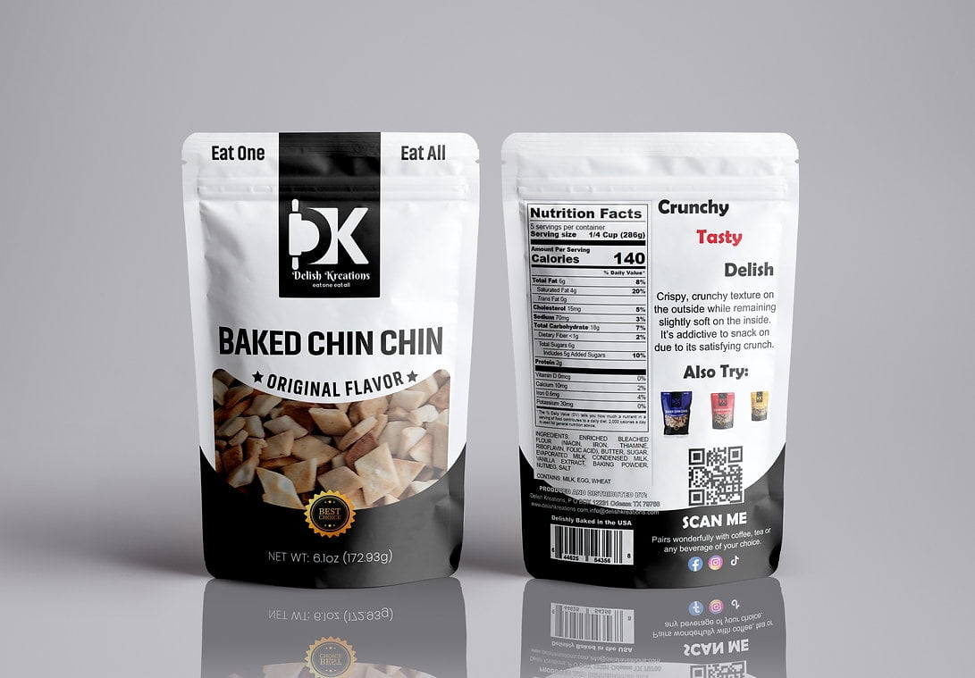 Baked Chin Chin Original Flavor 6.1 oz - Walmart.com