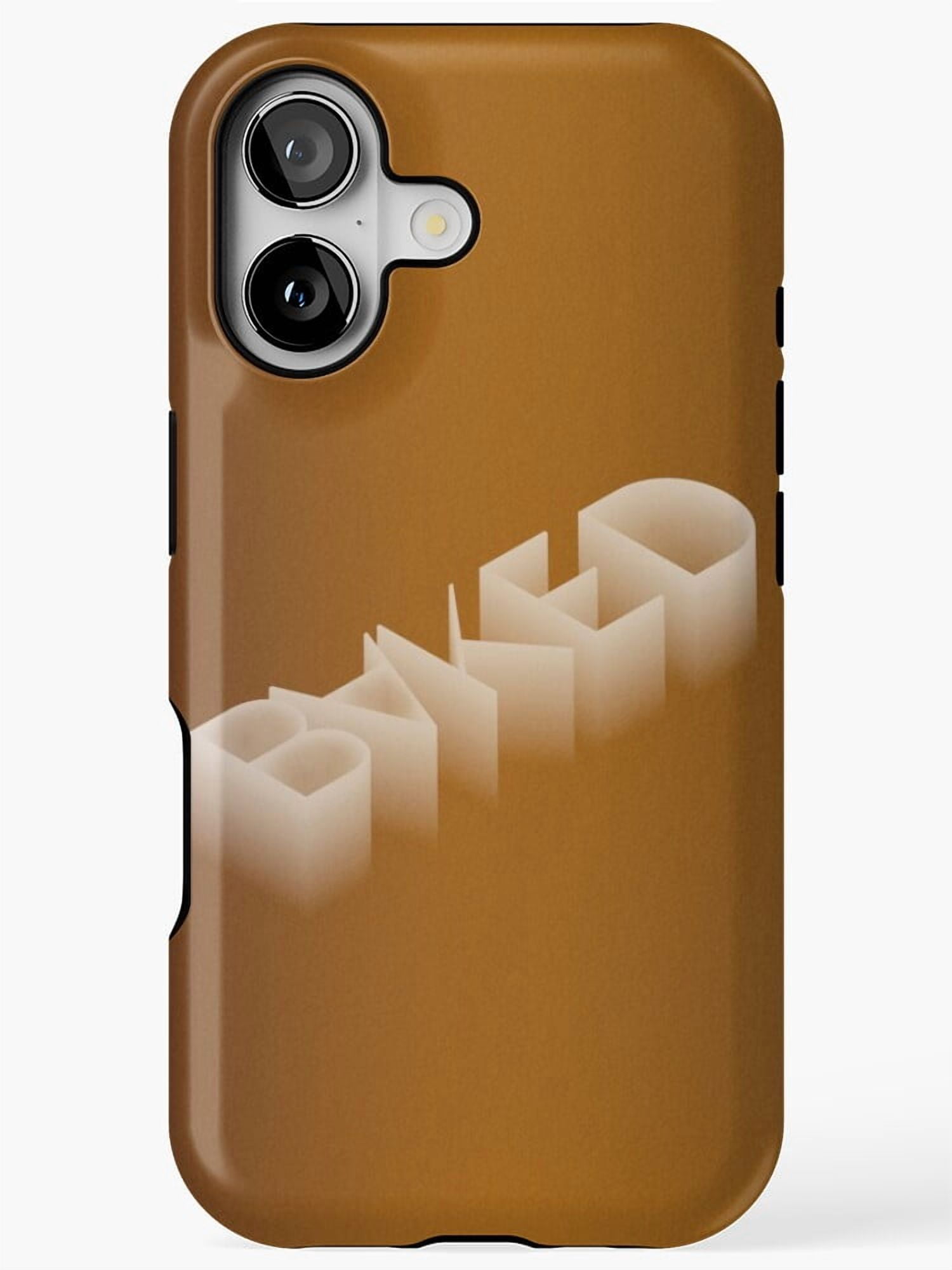 Baked Funny Minimalist Pop Culture Sarcastic Meme Phone Case for iPhone ...