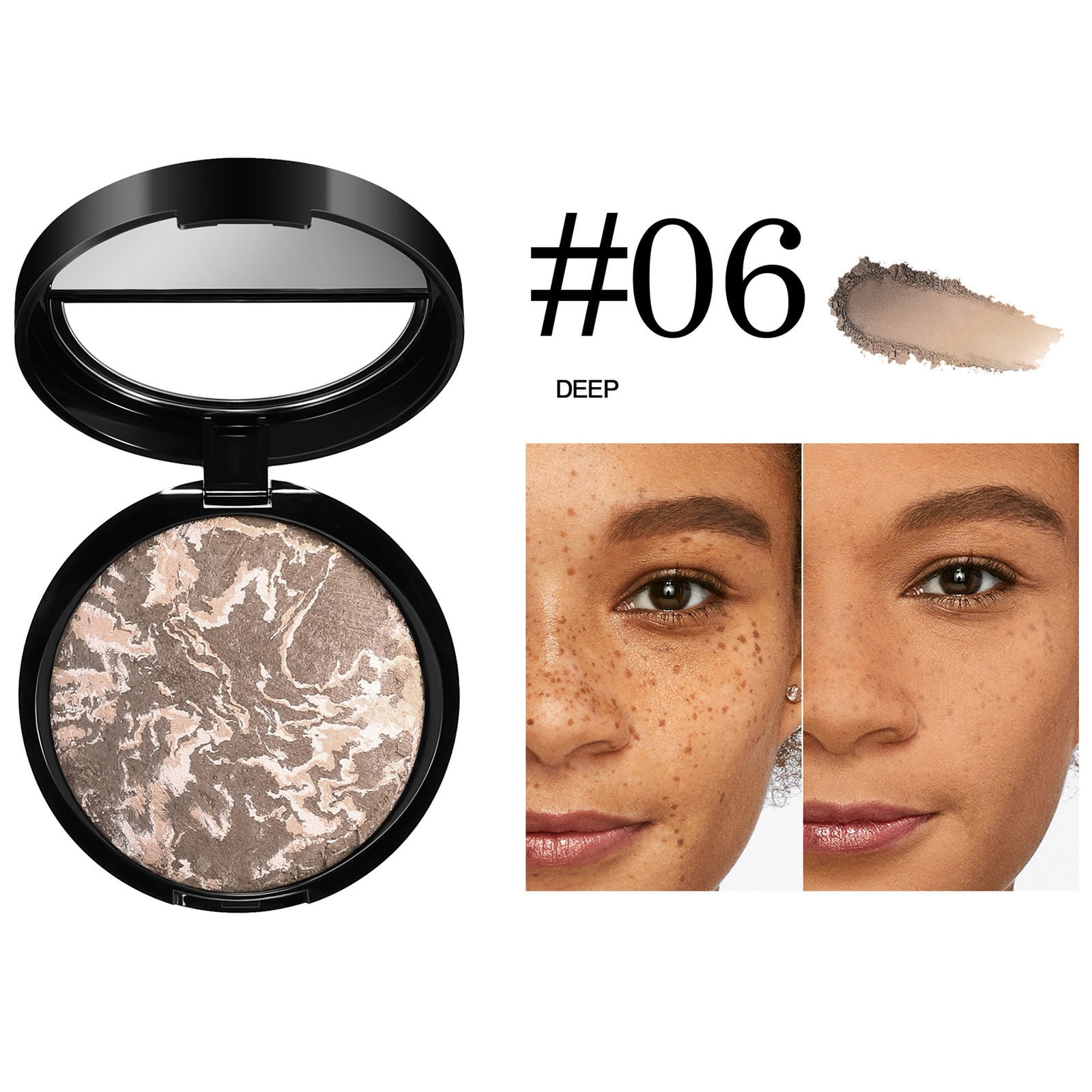 Baked Setting Powder Brighten Color Correcting Powder Foundation ...