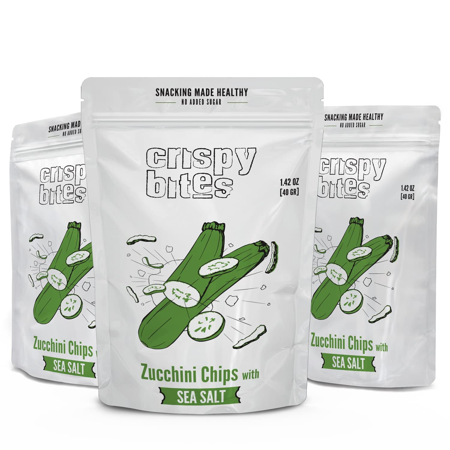 Baked Zucchini Chips, Oven BCF26 Baked No Oil Added, Vegetable Crisps ...