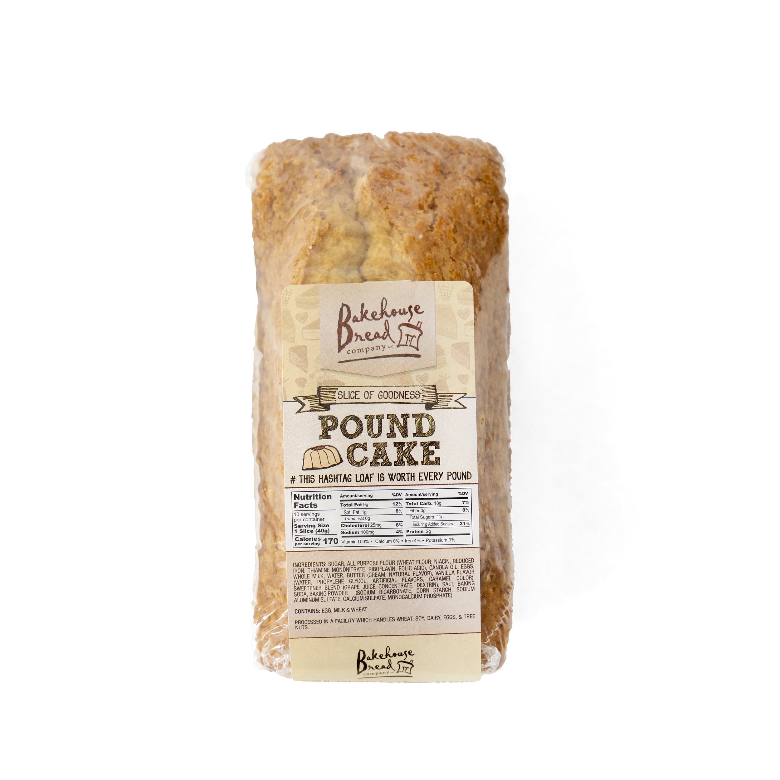 Bakehouse Bread Company Fresh Pound Cake 14oz - Walmart.com