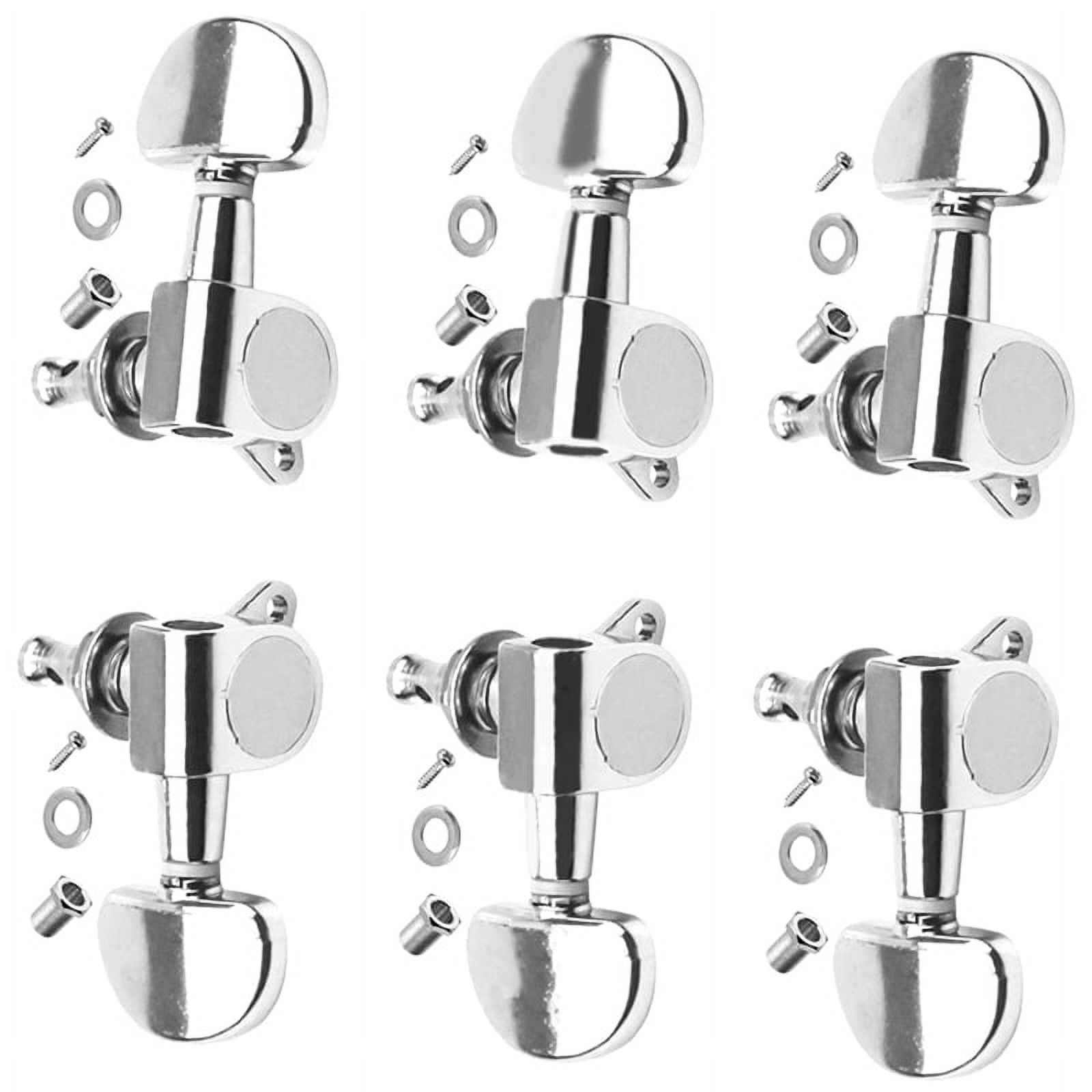 Bakelite Guitar -Folk Alloy Semi-Circle Fully Enclosed String Button ...