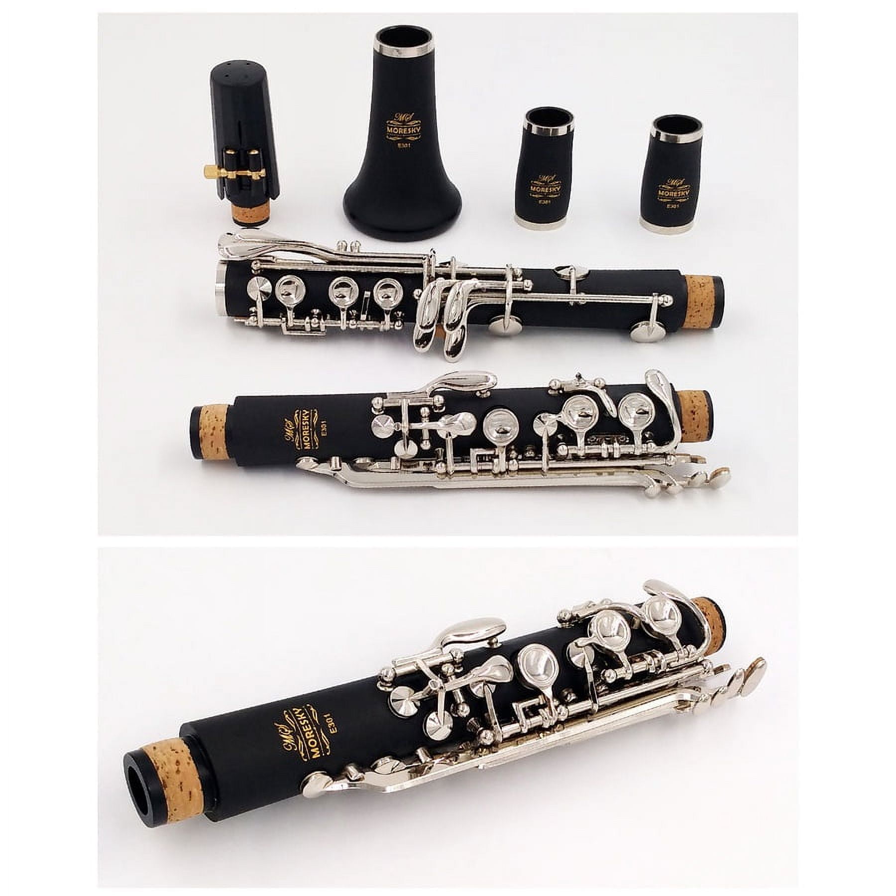 Bakelite clarinet Tube 17 Keys bB Clarinet Closing hole clarinet ...