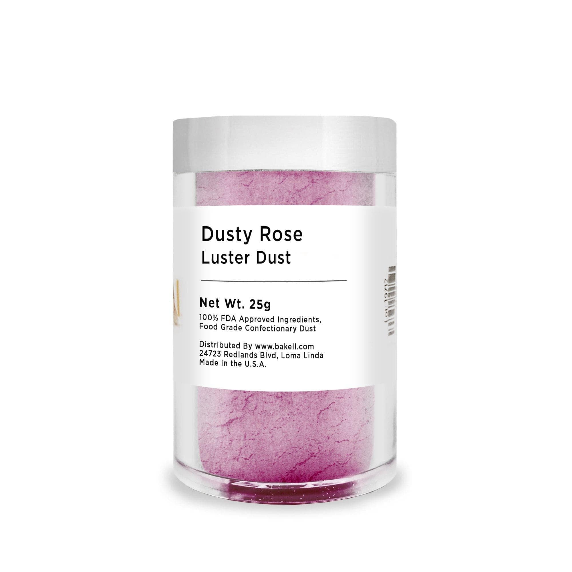 Bakell - Dusty Rose Luster Dust and Cake Paint - Fine Metallic Sheen ...