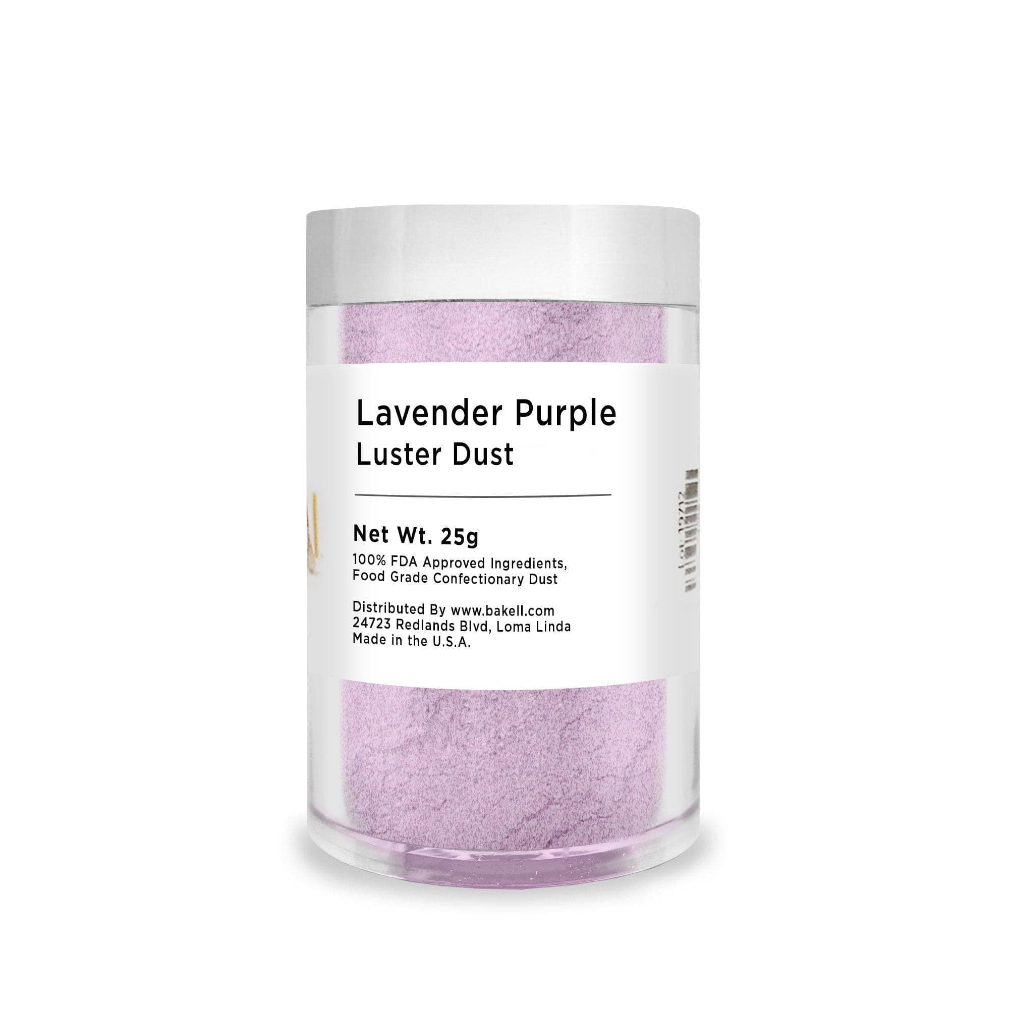Bakell - Lavender Purple Luster Dust and Cake Paint - Fine Metallic ...