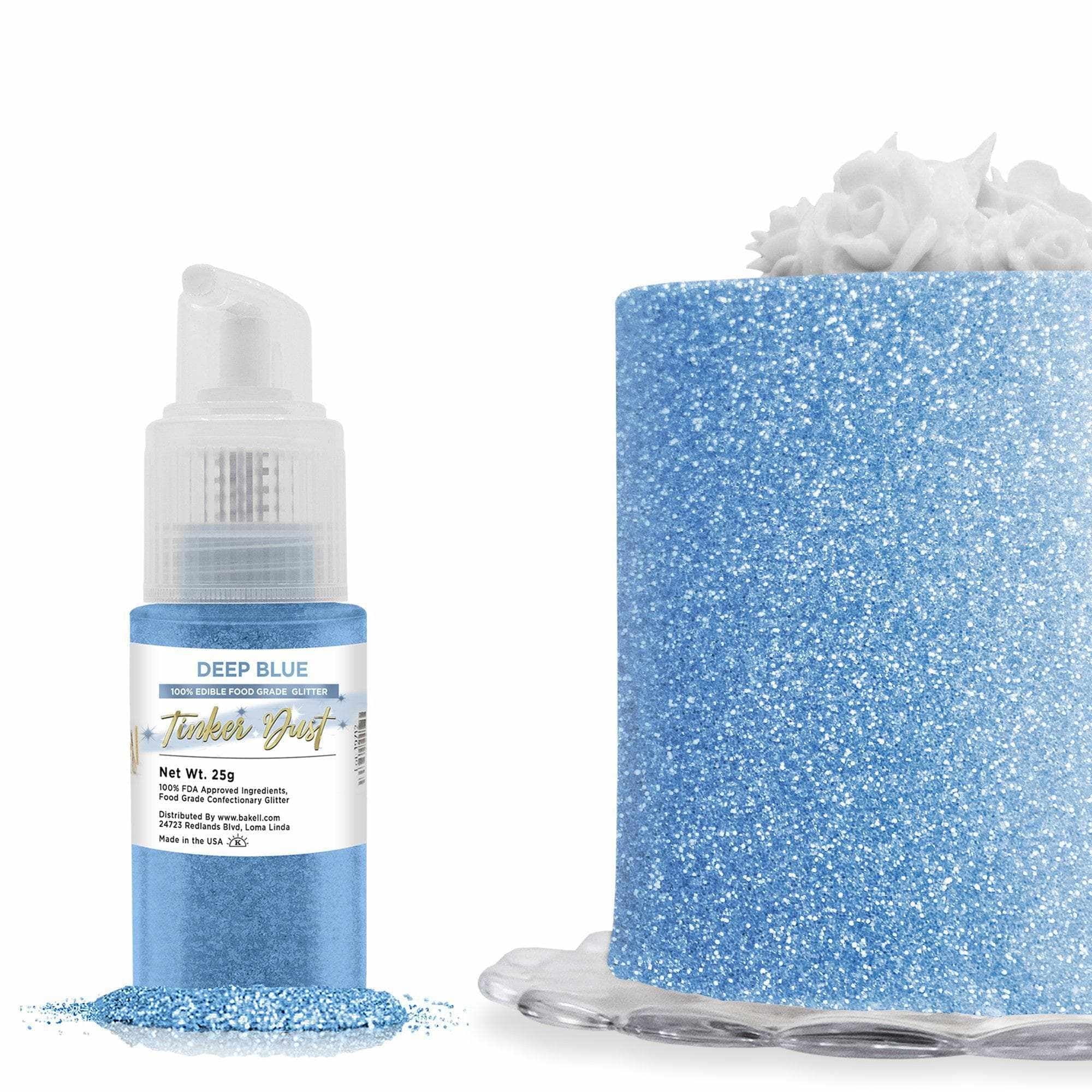 Bakell - Tinker Dust Deep Blue Edible Glitter - Vibrant Sparkle, 25g ...