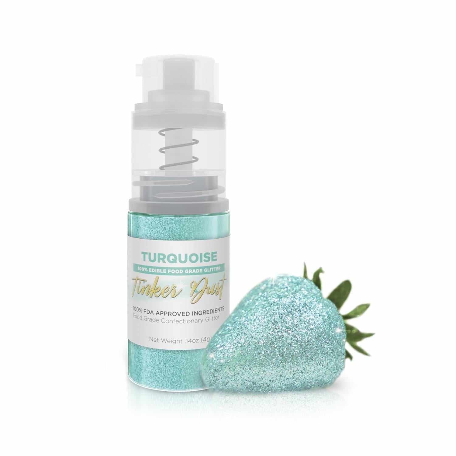 Bakell - Tinker Dust Turquoise Edible Cake Glitter - Vibrant Sparkle ...