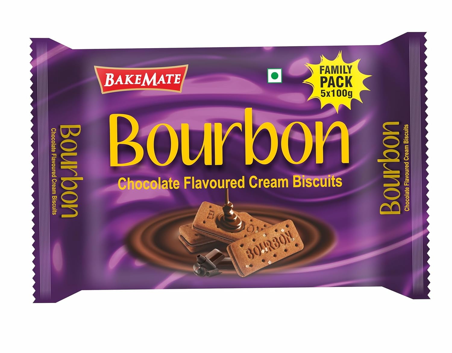 Bakemate Bourbon Chocolate Flavored Cream Biscuits, 17.7 OZ - Walmart.com