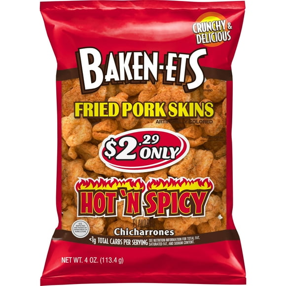 Baken-Ets Pork Rinds in Chips - Walmart.com
