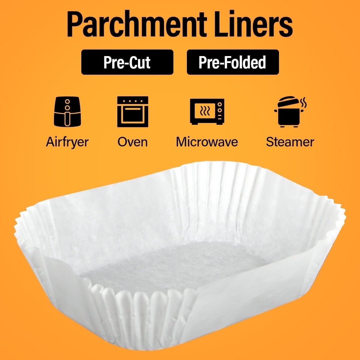 Bakeo Oven - Ready Parchment Paper, Pre-Cut Baking Liners, 9" X 13 ...