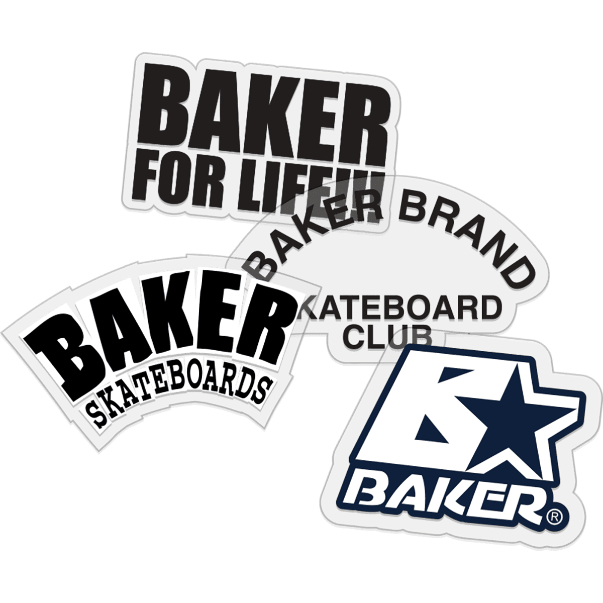 Baker 12 Pack Assorted Club Stickers - Walmart.com
