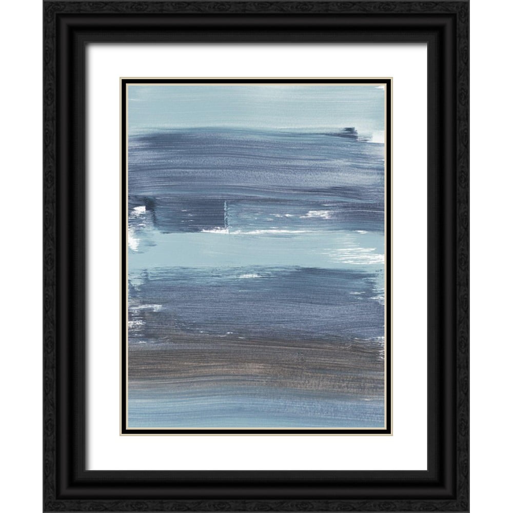 Baker, Bronwyn 12x14 Black Ornate Wood Framed with Double Matting ...