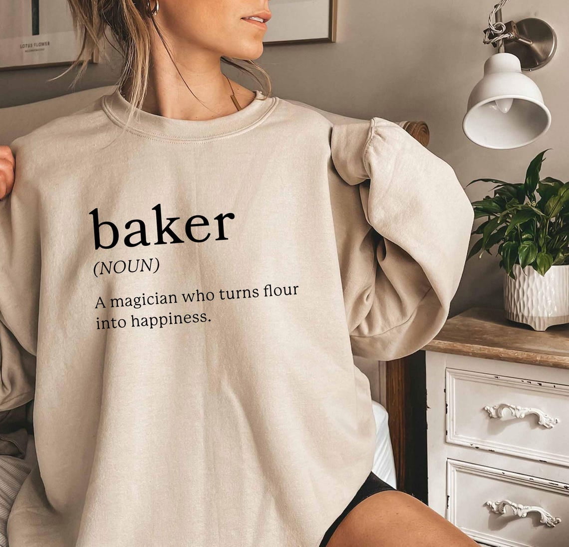 Baker Definition Sweatshirt, Cozy Kitchen Crewneck, Baking Lover ...