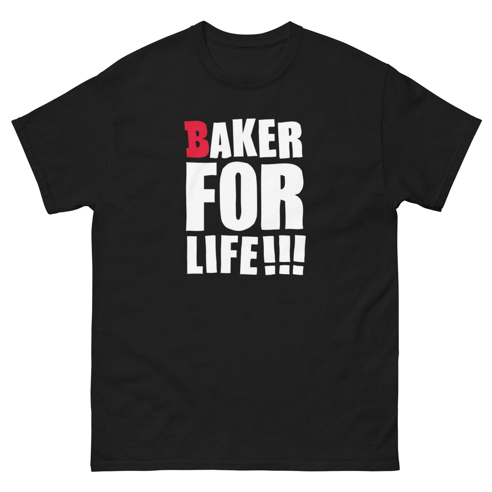 Baker For Life skater retro vintage 90s skateboarding t shirt design ...