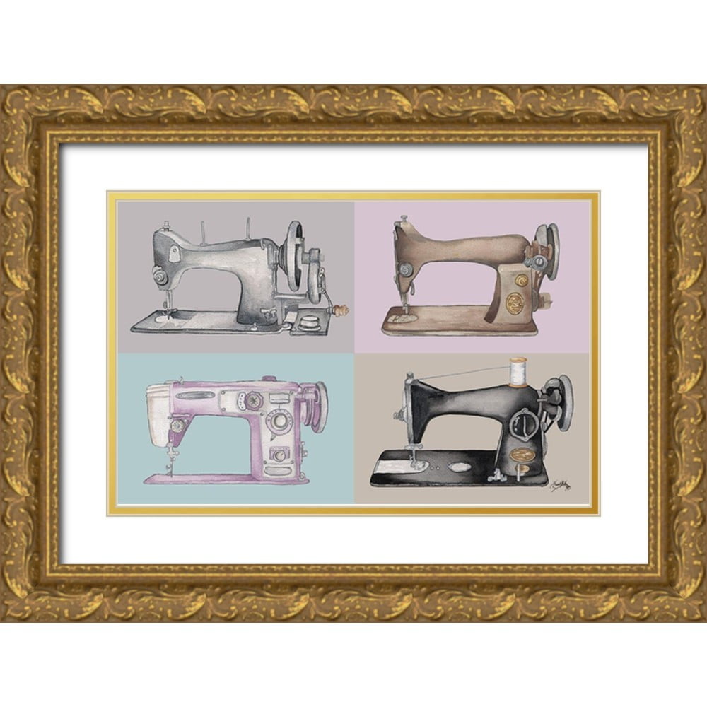 Baker, Mary Beth 14x10 Gold Ornate Wood Framed with Double Matting Museum Art Print Titled ...