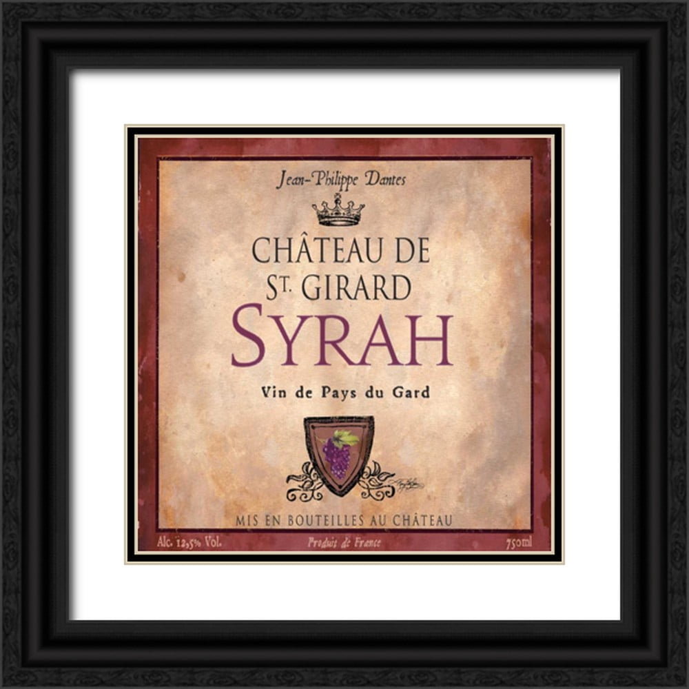 Baker, Mary Beth 26x26 Black Ornate Wood Framed with Double Matting ...