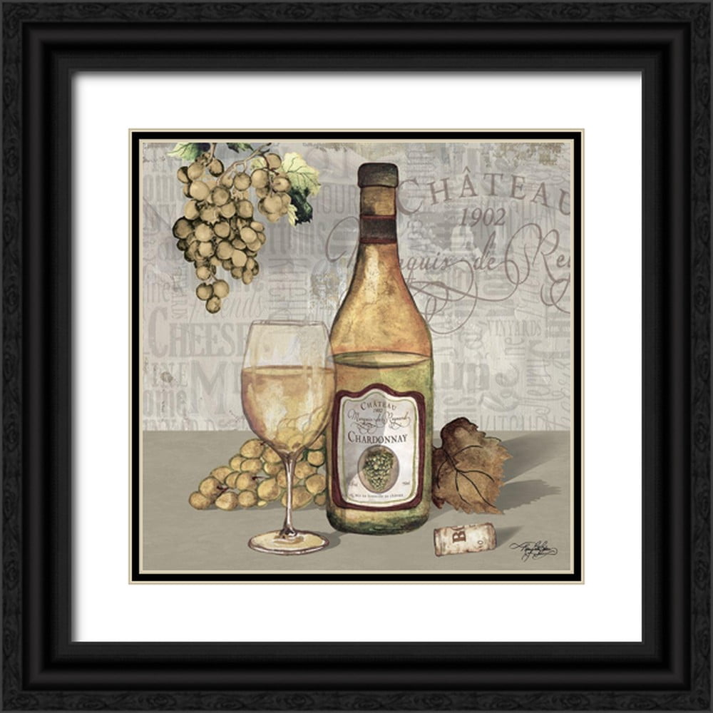 Baker, Mary Beth 26x26 Black Ornate Wood Framed with Double Matting ...