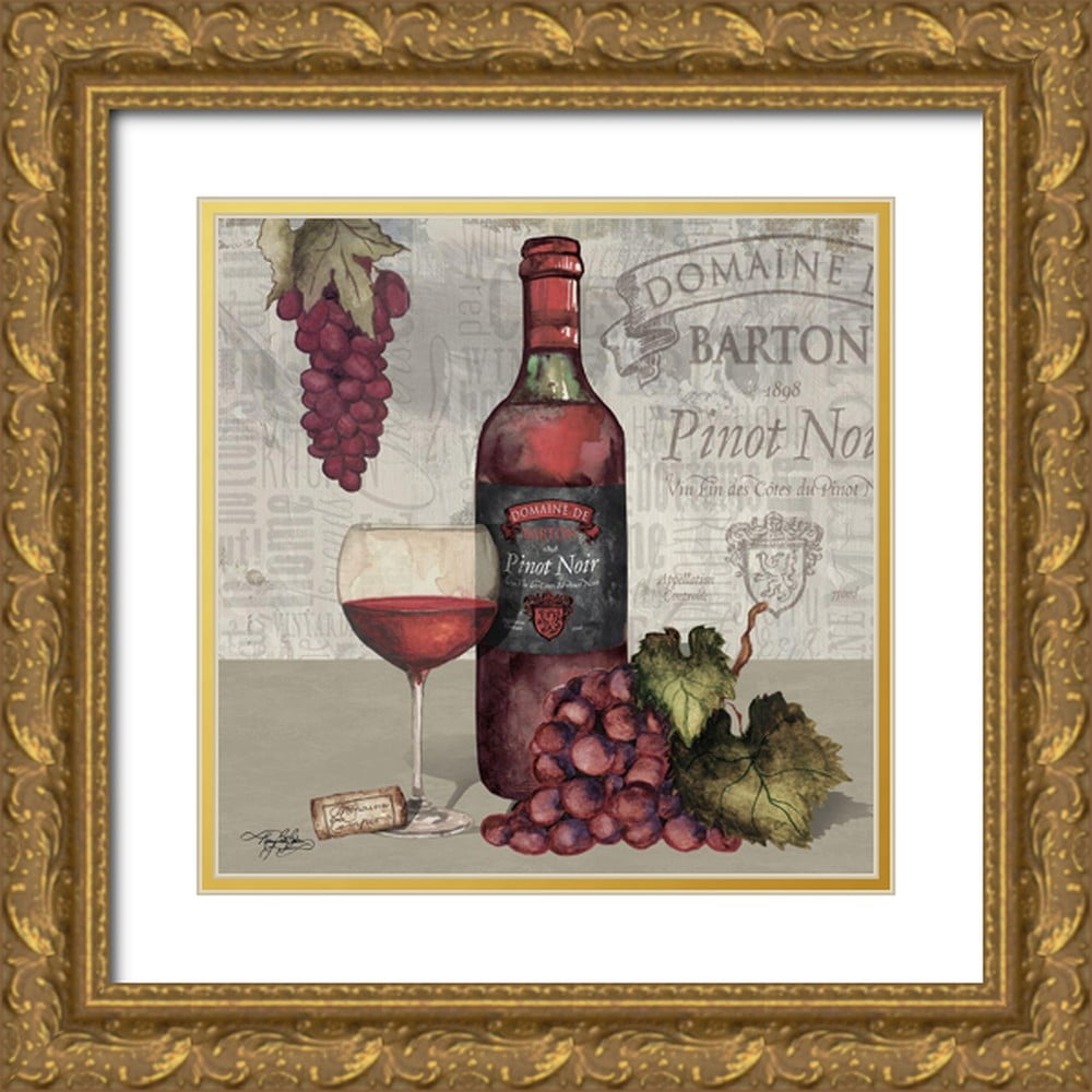 Baker, Mary Beth 26x26 Gold Ornate Wood Framed with Double Matting ...